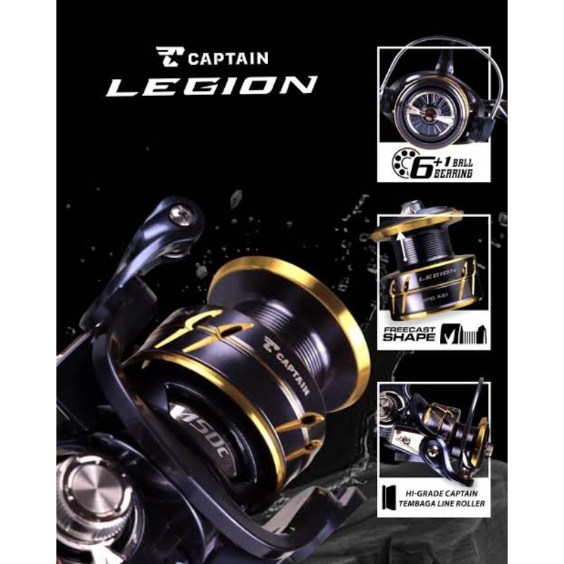 Jual Reel Captain Legion Power Handle | Shopee Indonesia