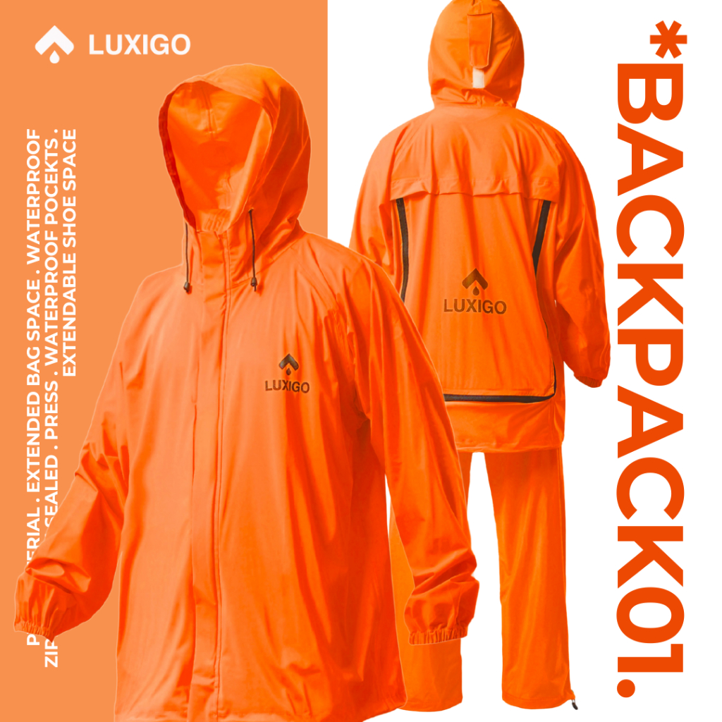 Jual LUXIGO Jas Hujan Motor Dewasa Pria Wanita Set Baju Dan Celana ...