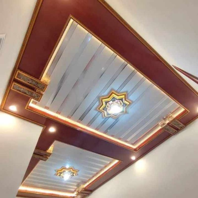 Jual PLAFON PVC TERPASANG TEBAL 8MM | Shopee Indonesia