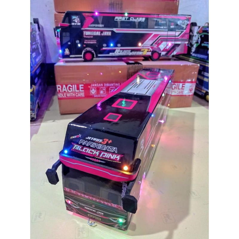 Jual PROMO MAINAN ANAK MINIATUR BUS TELOLET BASURI TUNGGAL JAYA ...