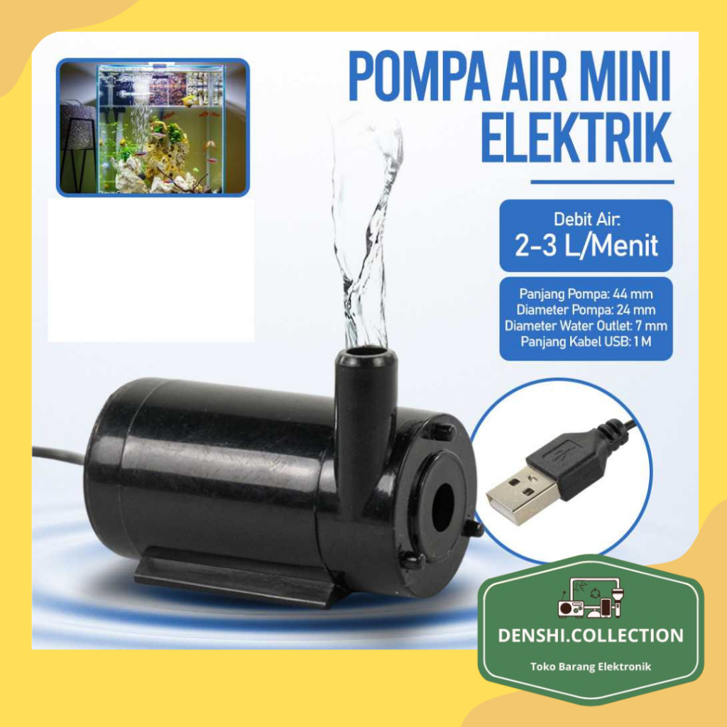 Jual Pompa Air Taffware PUM525 I Pompa Aquarium I Mini Elektrik Water ...