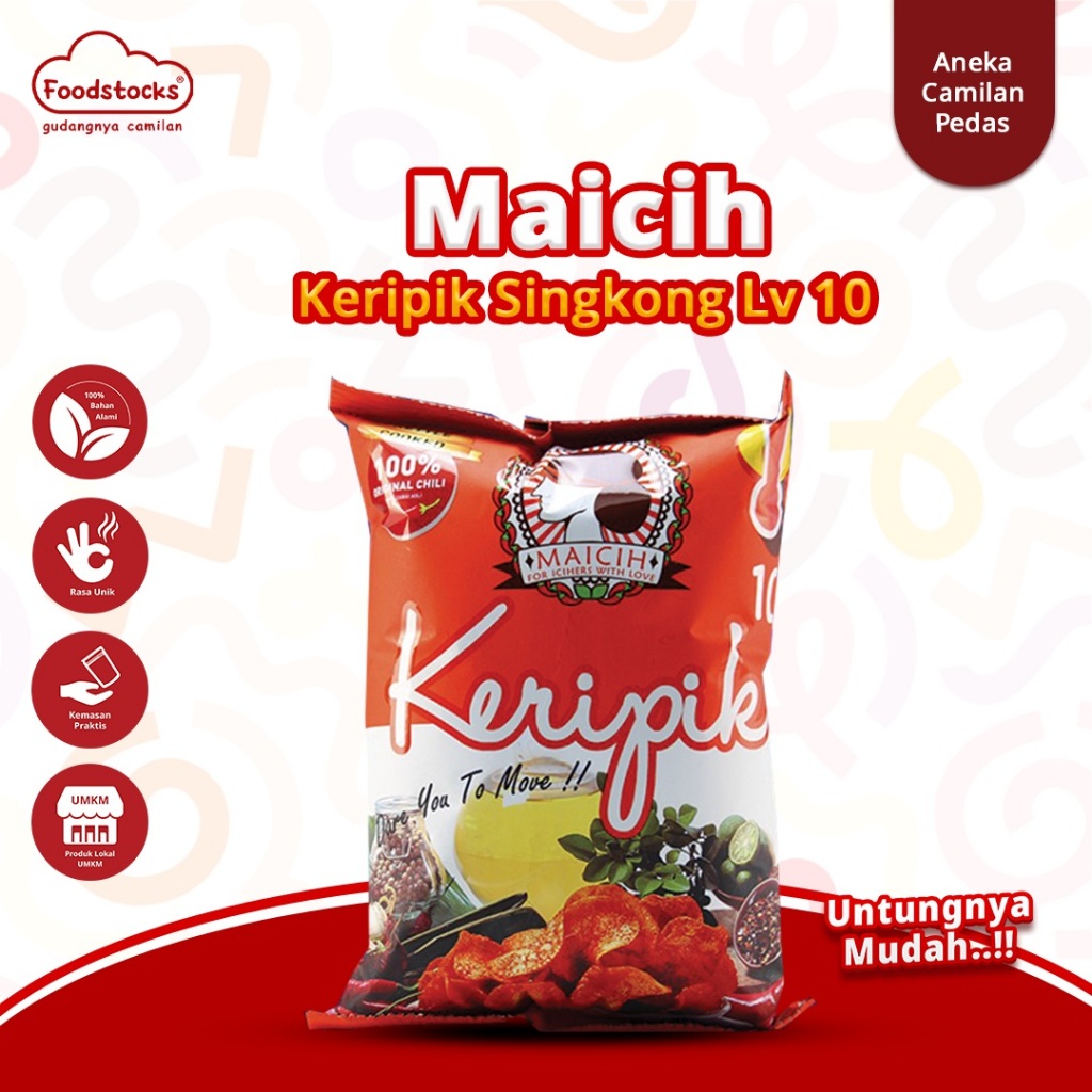 Jual Keripik Maicih Level 10 | Shopee Indonesia