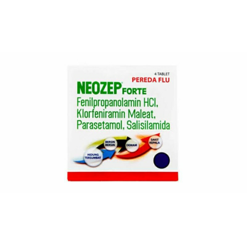 Jual Neozep Forte Tablet Strip Isi 4 Tablet | Shopee Indonesia