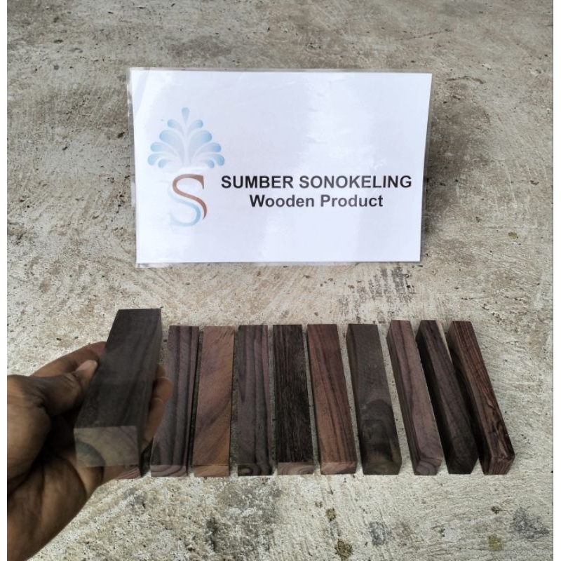 Jual Kayu SONOKELING Tebal 2cm Lebar 3cm Panjang 15cm | Shopee Indonesia
