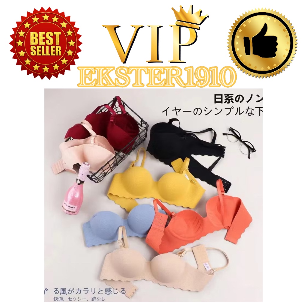 Jual Summer Bra Push Up Light and Small Chest Gathered Comfort Simple ...