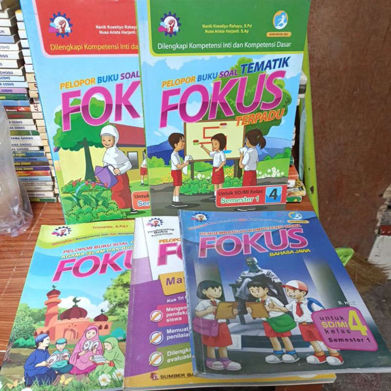Jual sumber bahagia fokus terpadu kelas 1&4 semester 1/ fokus agama ...