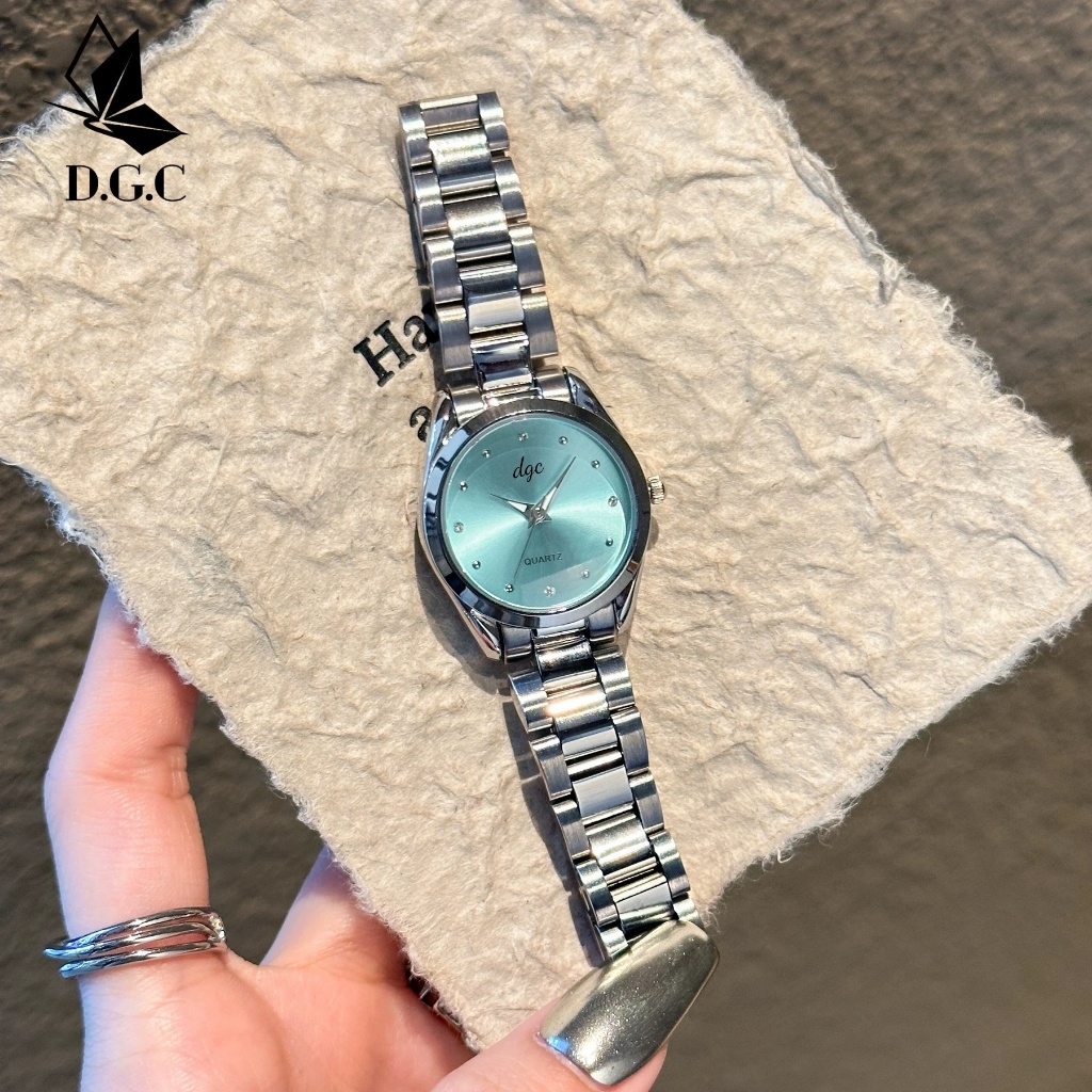 Jual DGC 10357 Jam Tangan Wanita Rantai Stainless Steel Jam Cewek Korea ...