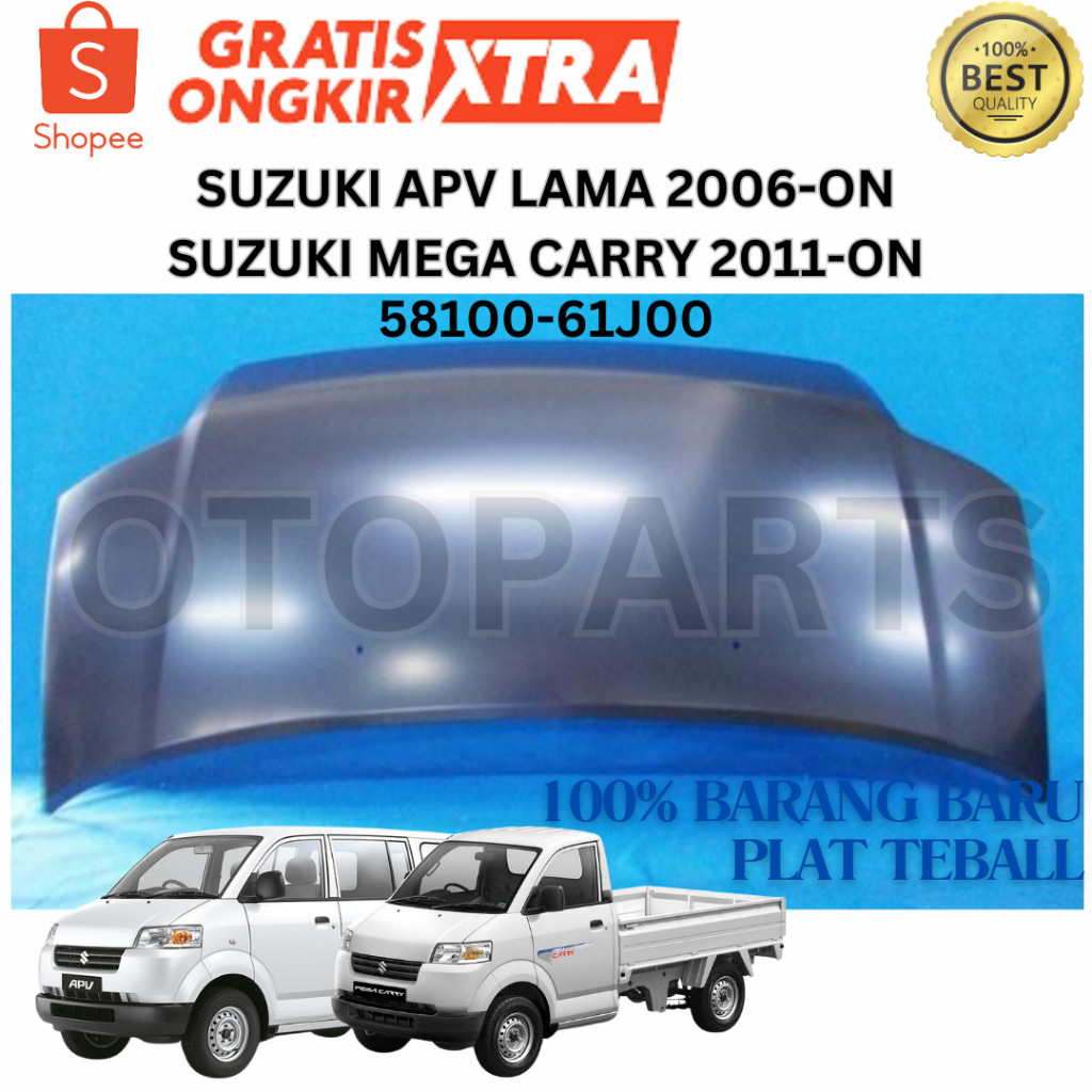 Jual 58100-61J00 KAP MESIN MOTOR BONNET SUZUKI APV LAMA MEGA CARRY 2006 ...