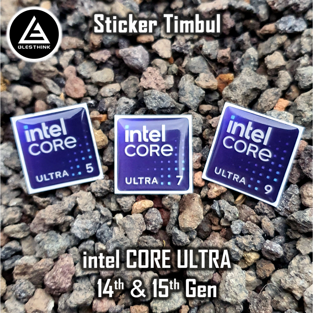 Jual Stiker Timbul Emblem intel Core Ultra 5 7 9 Gen 14 Gen 15 | Shopee ...