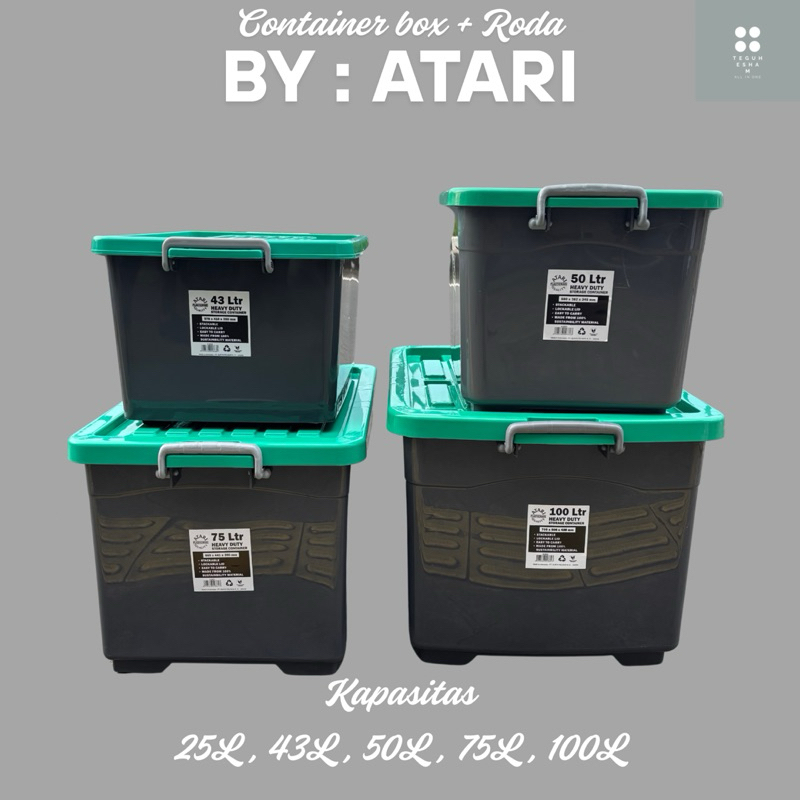 Jual Kontainer Box Roda Atari 43 50 75 100 Liter Container Box ...