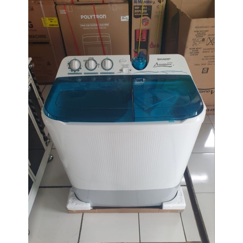 Jual MESIN CUCI SHARP EST 96CL NEW SUPER AQUA MAGIC GARANSI RESMI ...