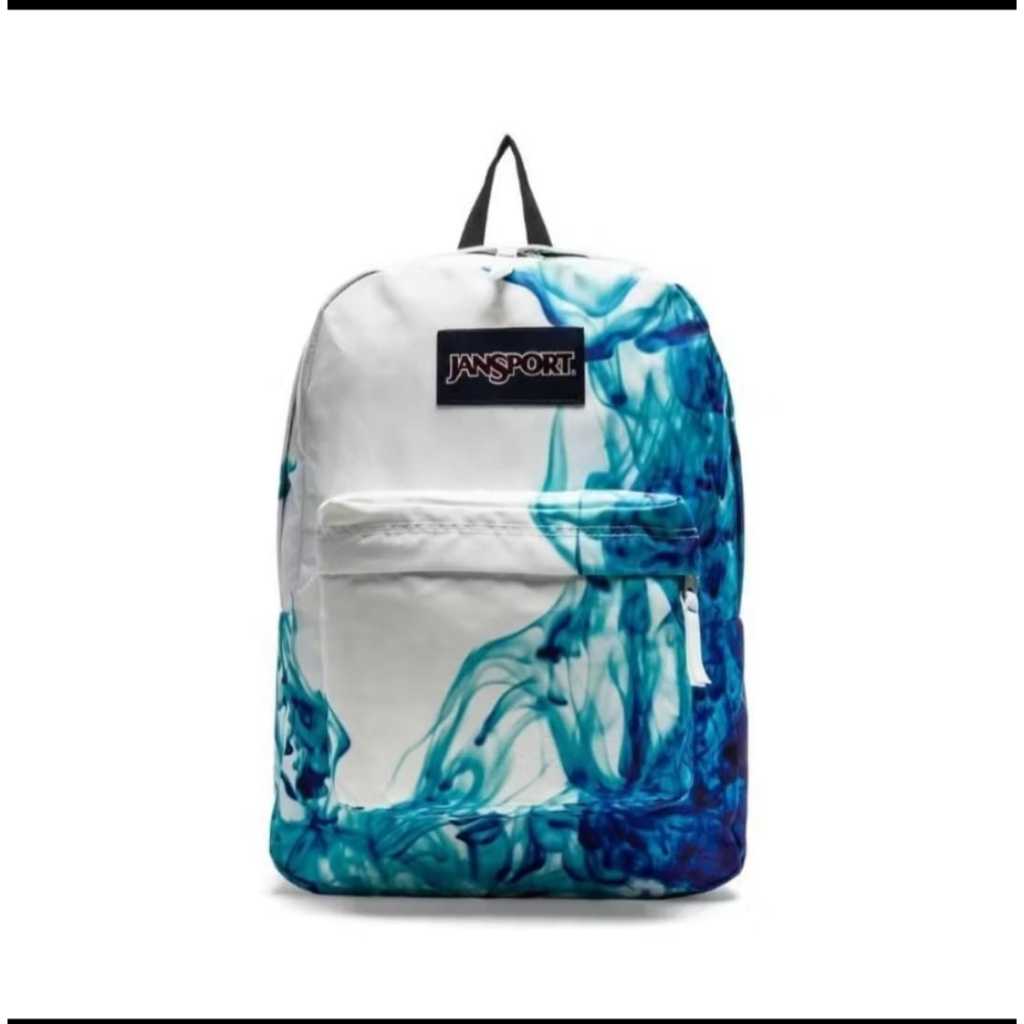 Jual Tas Ransel bacpack Motif Asap biru Kekinian Multifungsi untuk Pria ...