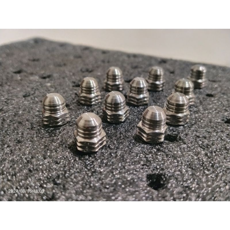 Jual mur topi stainless mur heng drat 12 / m8 custom | Shopee Indonesia