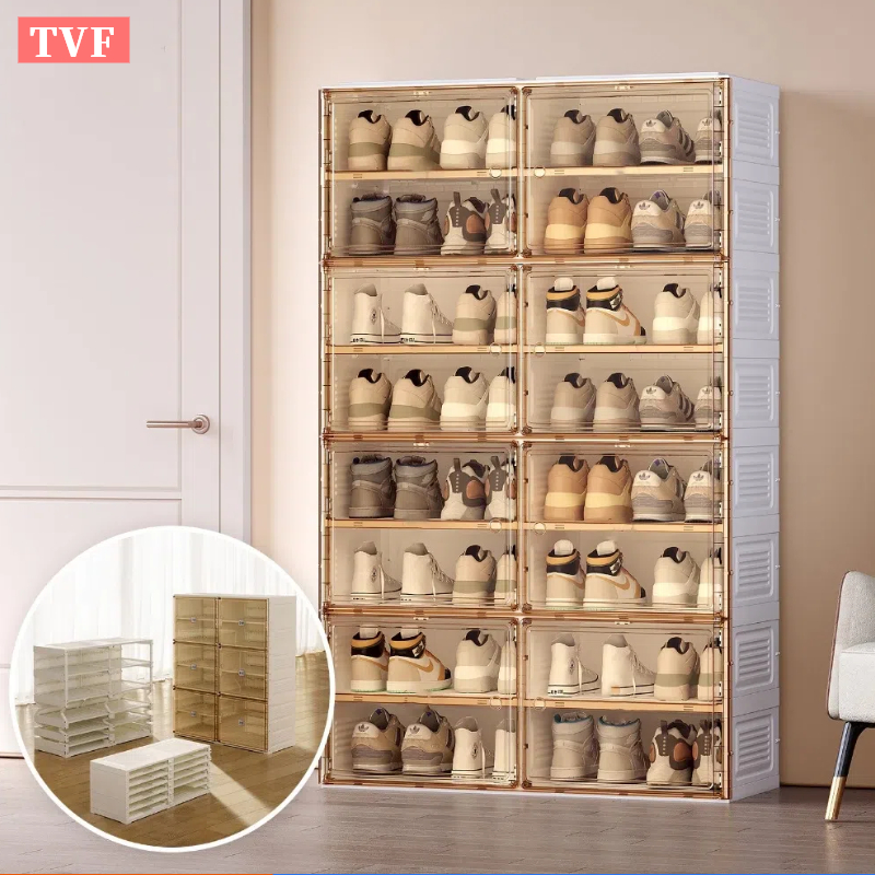 Jual Kotak Sepatu Lipat Kotak Sepatu Lipat Rak Sepatu Lipat Lemari ...