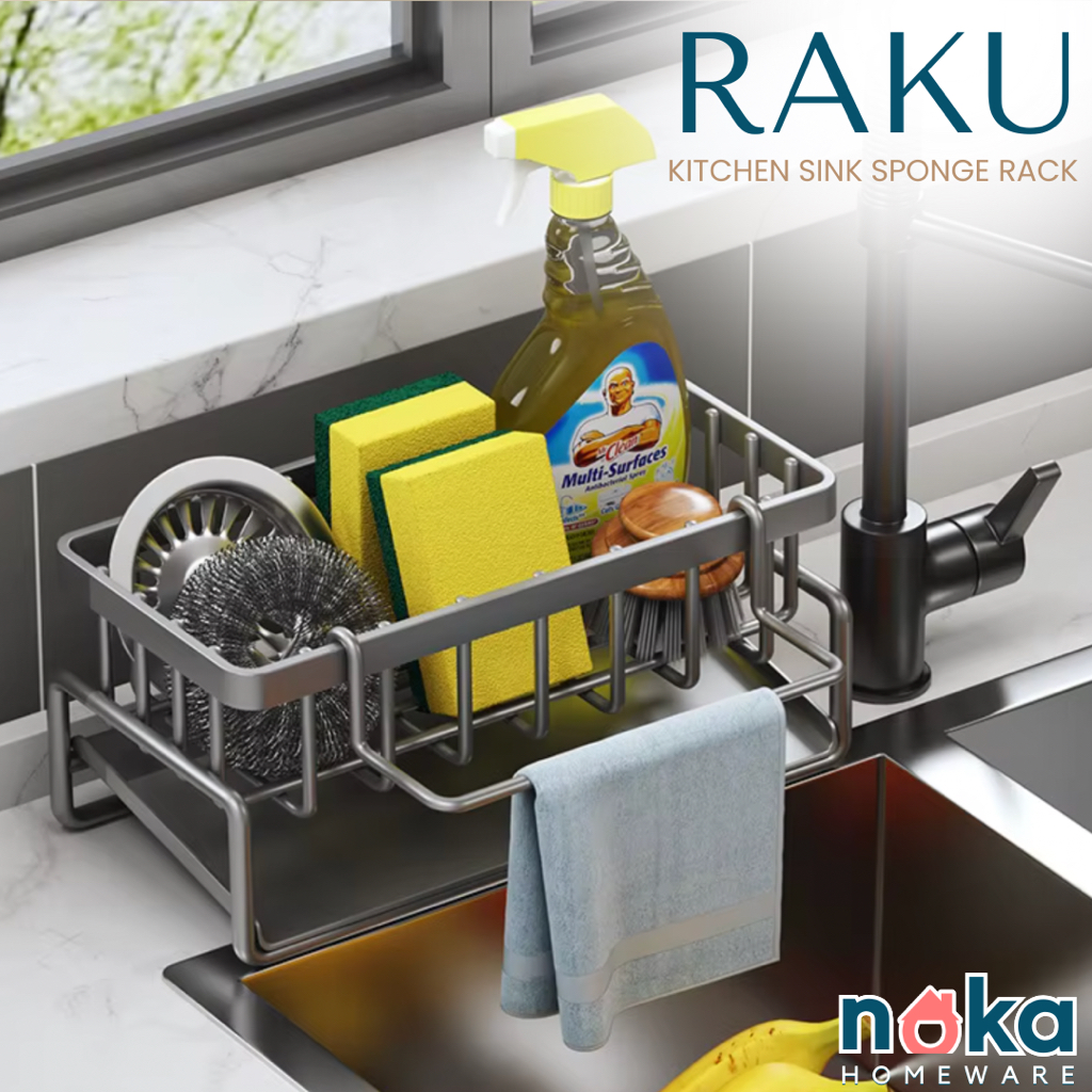 Jual NOKA | RAKU Kitchen Sink Storage Rack Rak Wastafel Keranjang ...