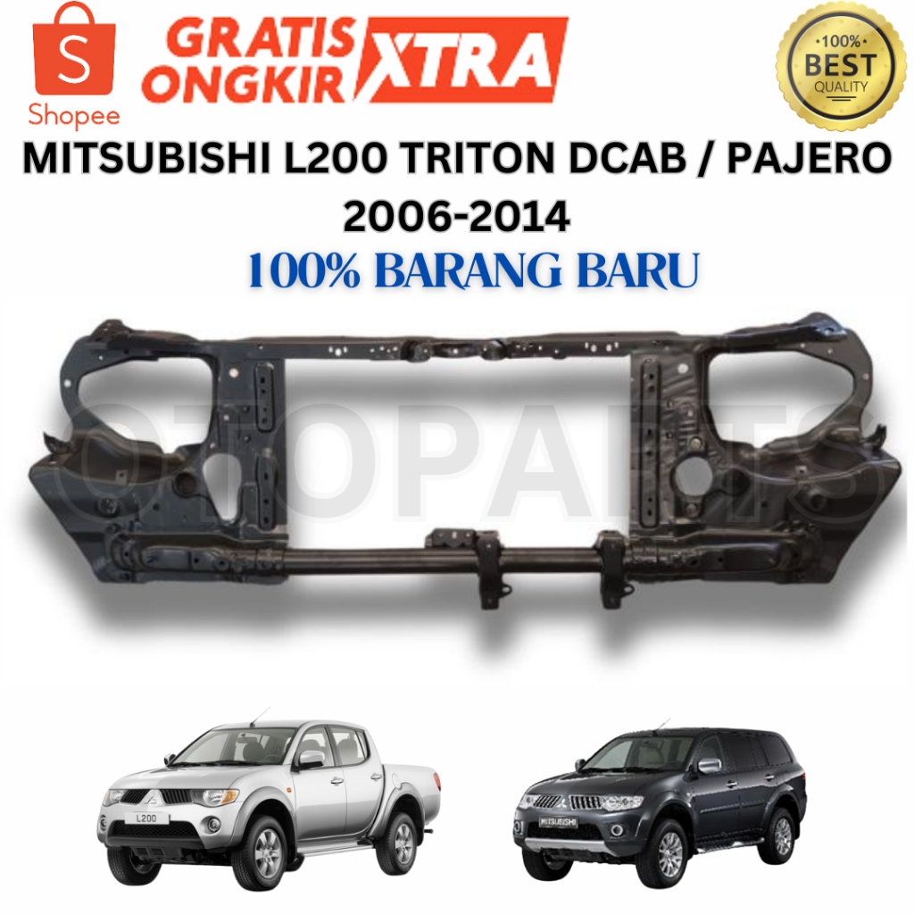 Jual BULLHEAD BULKHEAD PANEL RADIATOR LAMPU PAJERO SPORT TRITON SINGLE ...