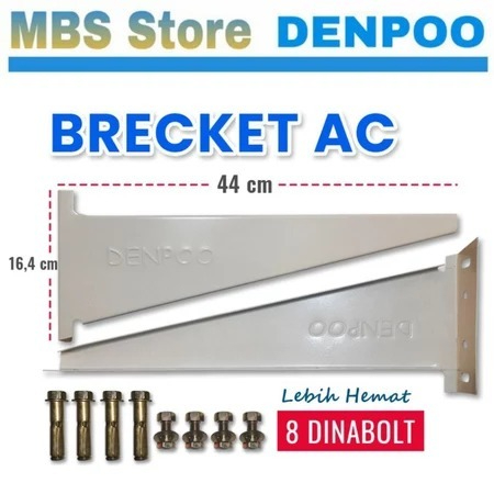 Jual Bracket Outdoor AC 1/2 PK - 1 PK Gratis 4 Dinabolt 4 Baud Cocok ...
