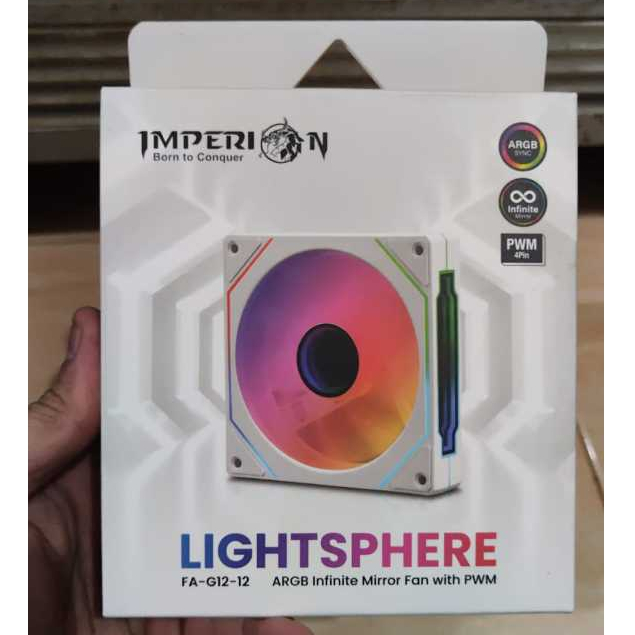 Jual Fan Gaming Imperion Casing / Case CPU Lightsphere Argb 3 Pin | Shopee Indonesia