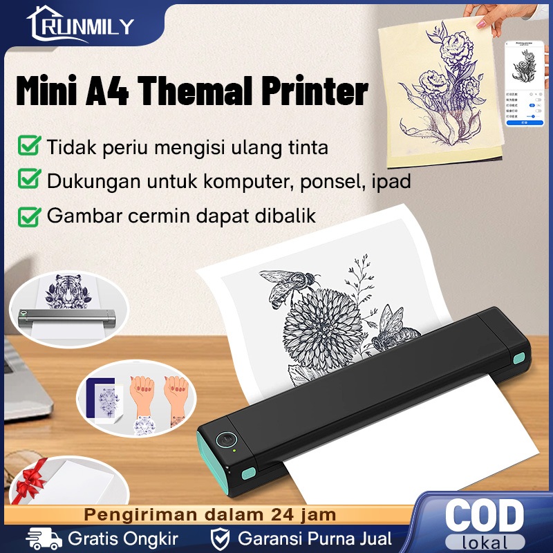 Jual Printer Thermal Portabel Printer Wireless Bluetooth Inkless ...