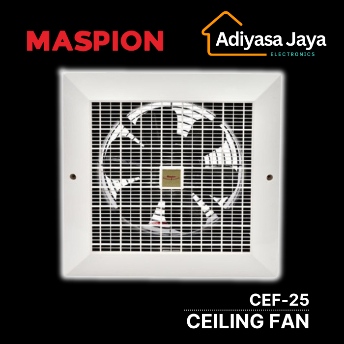 Jual Ceiling Exhaust Fan CEF-25 (Maspion) / Kipas Dinding / Ceiling Fan ...