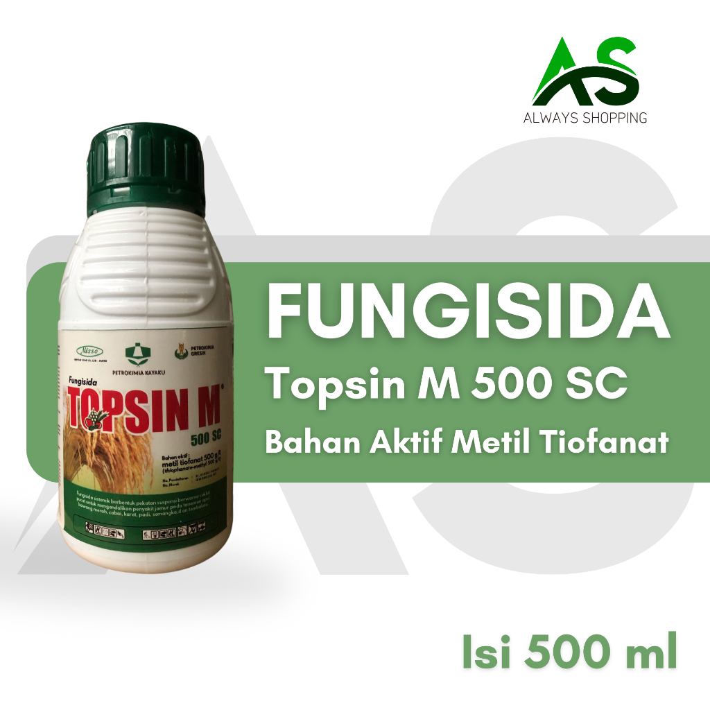 Jual Fungisida Topsin 500SC Kemasan 500ml Pengendali Penyakit pada ...