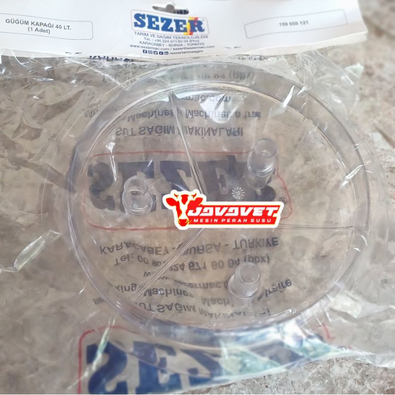 Jual Tutup Milken Sezer 40L mesin perah susu Original sezer | Shopee ...