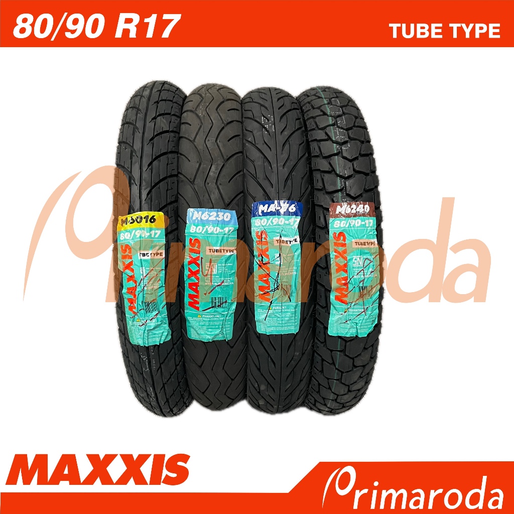 Jual Ban Motor MAXXIS Tube Type 80/90 Ring 17 Semua Model | Shopee ...