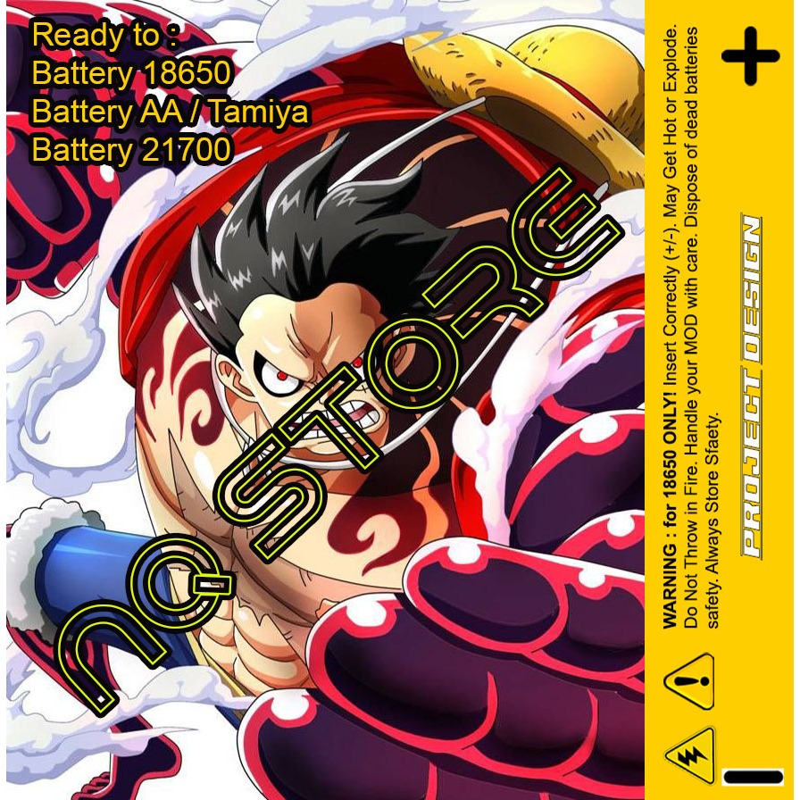 Jual Sticker Warp Battery 18650 OnePiece Part 2 | Shopee Indonesia