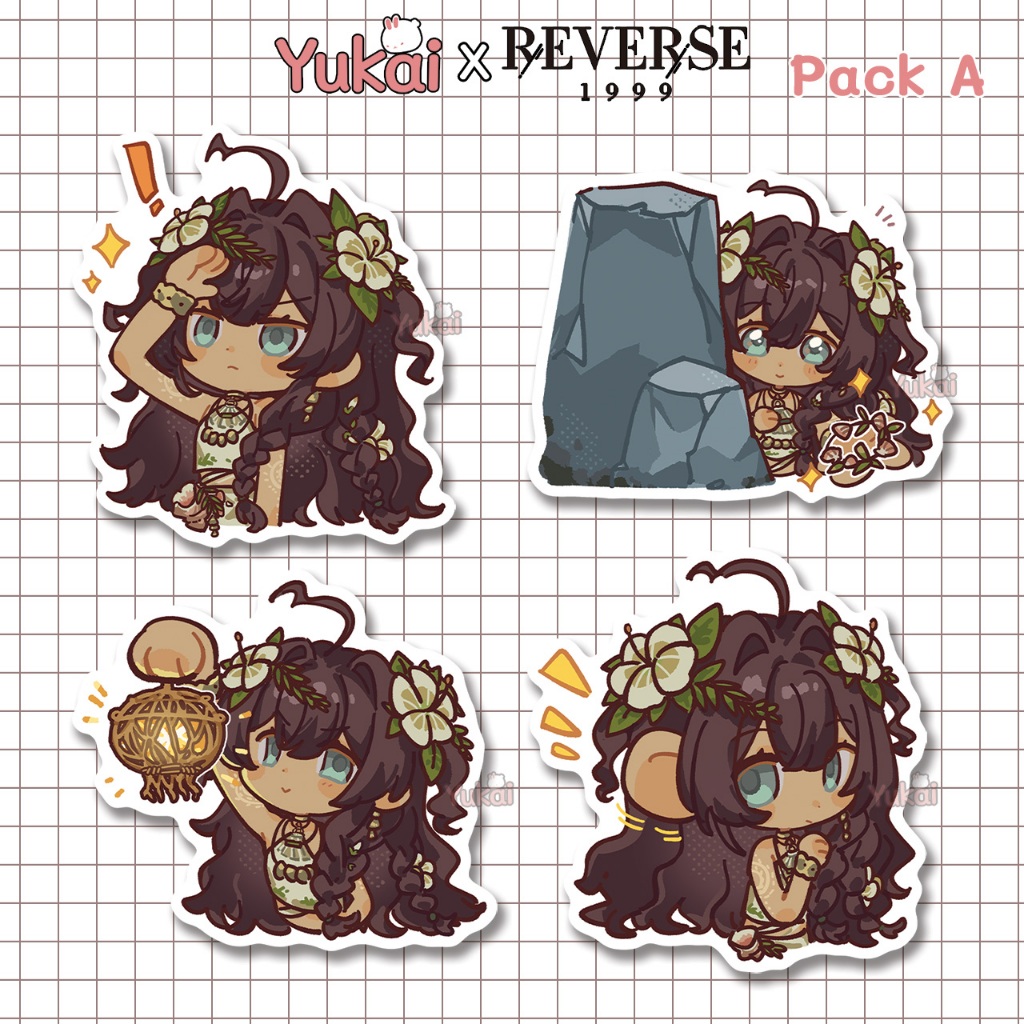 Jual Stiker Fatutu Reverse 1999 Premium - Sticker Pack Anime Waterproof ...