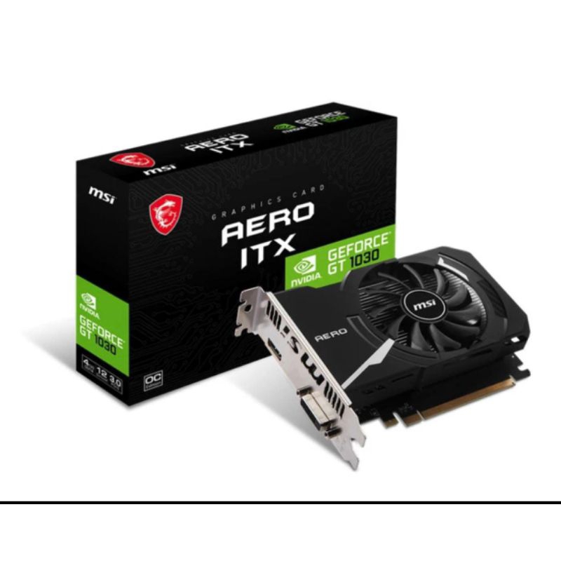 Jual Red VGA Card MSI GeForce GT 1030 AERO ITX 4GD4 OC - 4G DDR4 ...
