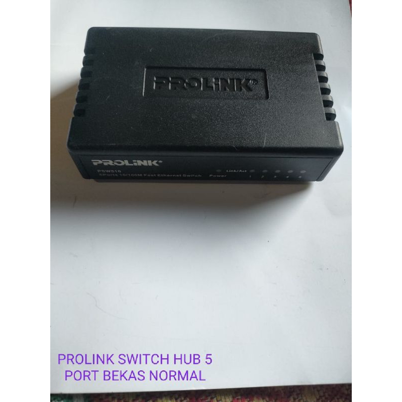 Jual PROLINK SWITCH HUB 5 PORT BEKAS NORMAL | Shopee Indonesia