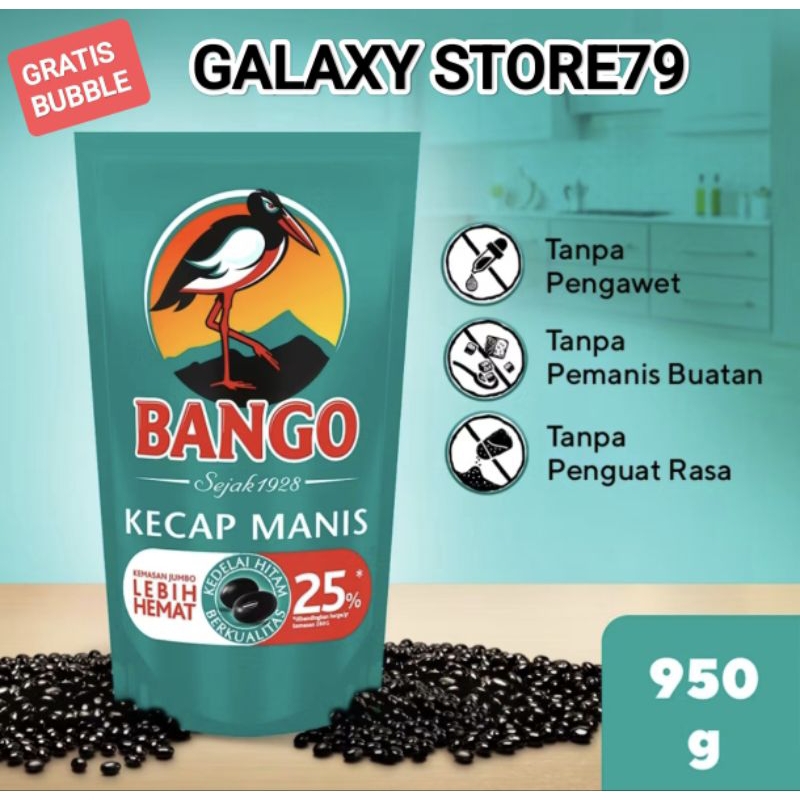 Jual BANGO KECAP MANIS ISI 950 GRAM | Shopee Indonesia