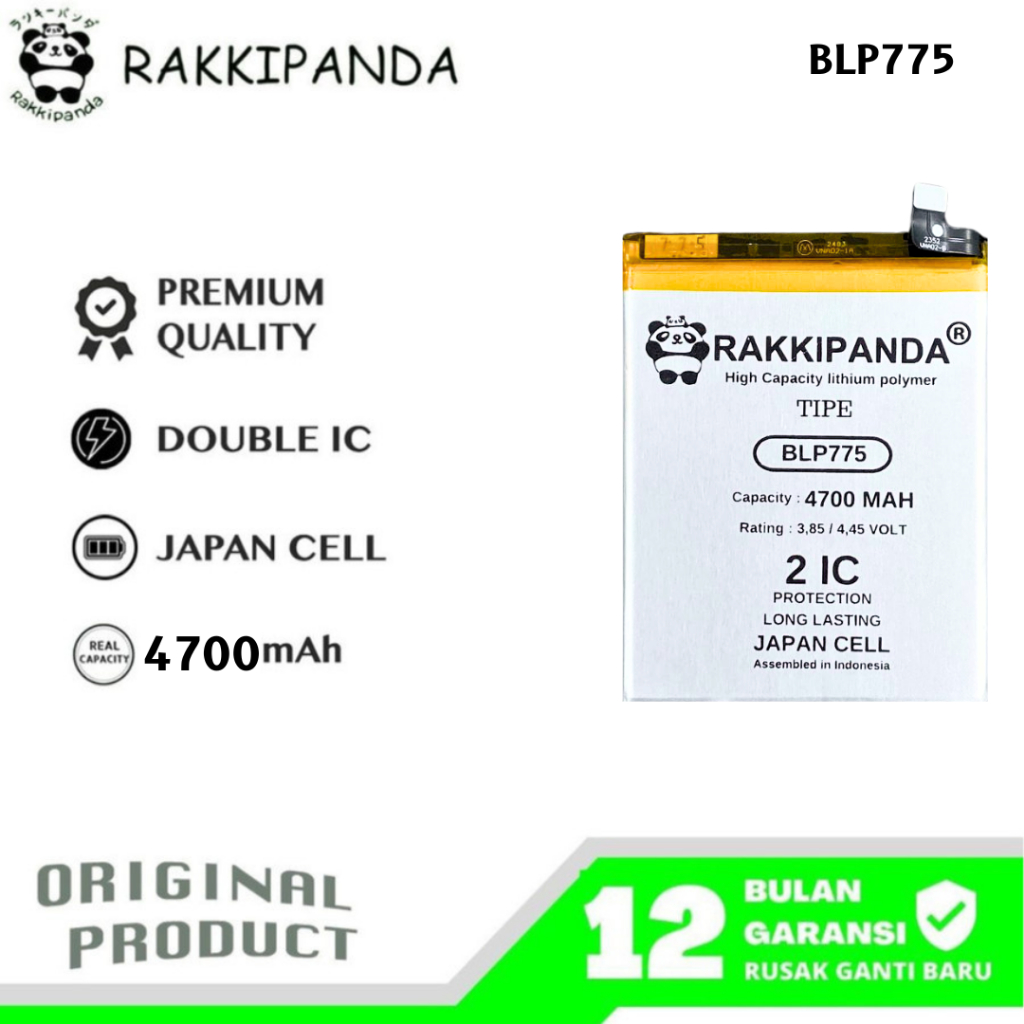 Jual RakkiPanda - BLP775 Realme X3 / X3 Super Zoom / X50 Batre Batrai ...
