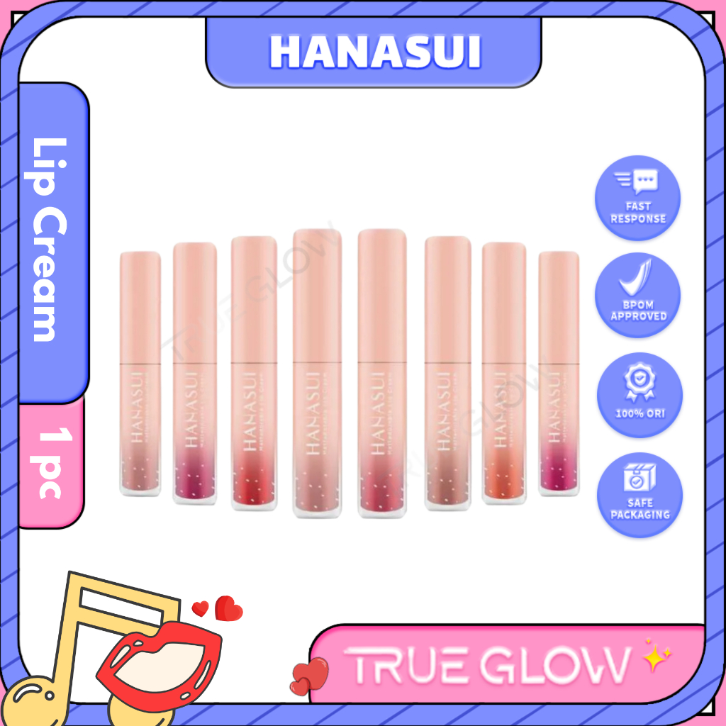 Jual HANASUI Mattedorable Lip Cream All Shades - Kiss Glame Classy Ritz ...