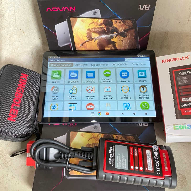 Jual SCANNER MOBIL OBD2 THINKDIAG2 EDIAG PLUS PLUS TABLET SIAP PAKAI ...