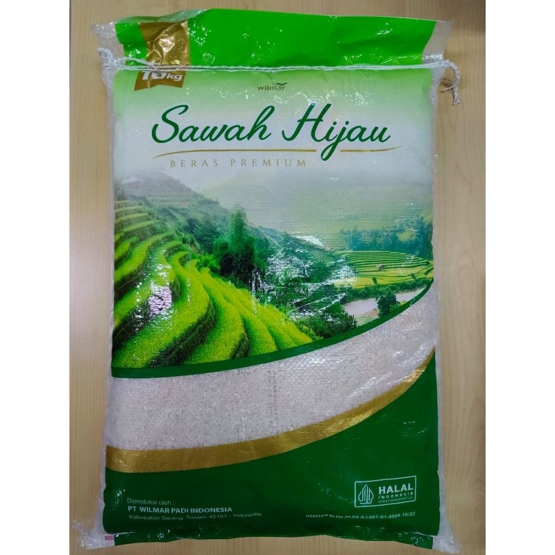Jual Beras Sawah Hijau 10 Kg | Shopee Indonesia