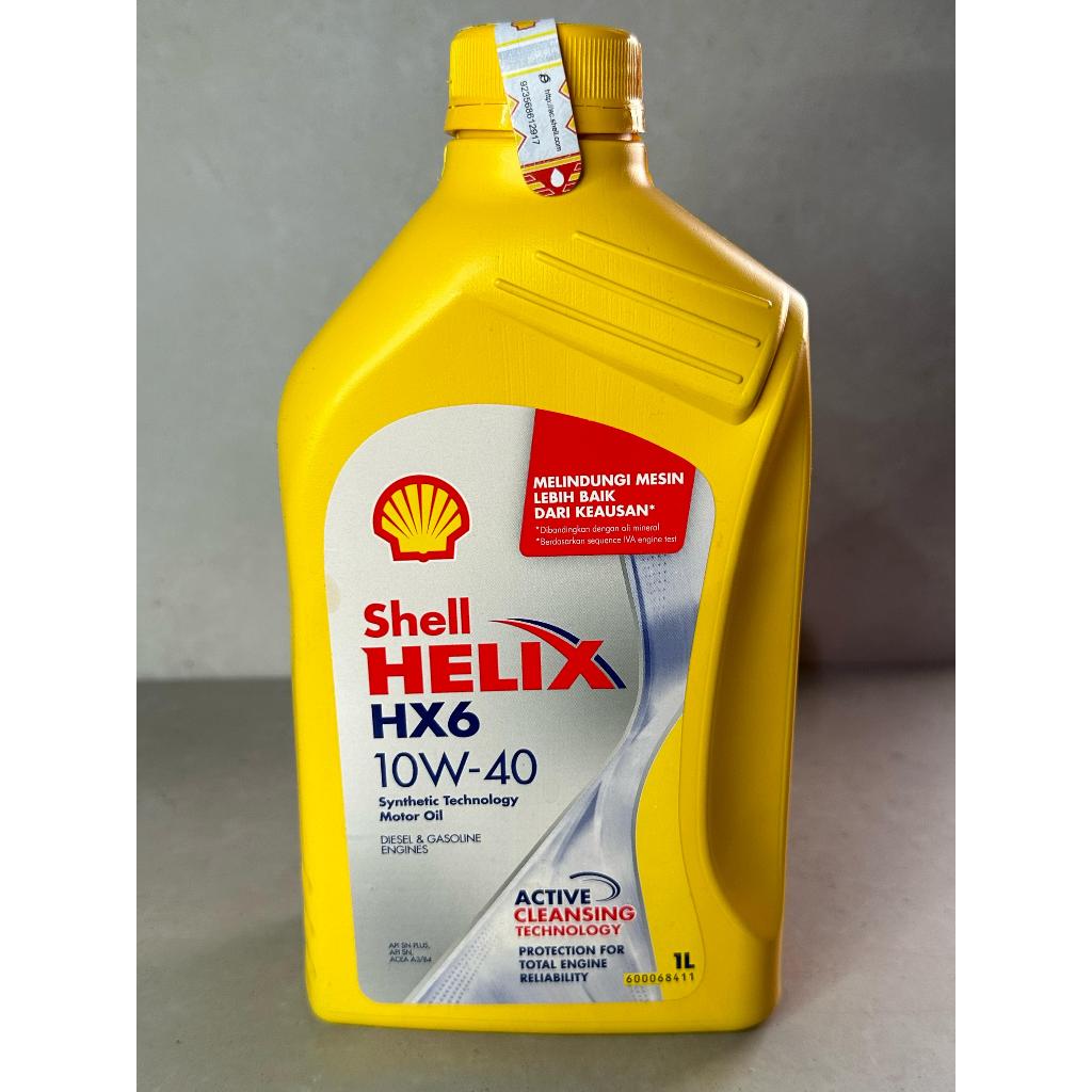 Jual PELUMAS OLI SHELL HELIX HX6 1L OLI SHEL HELIX HX6 1 LITER | Shopee ...