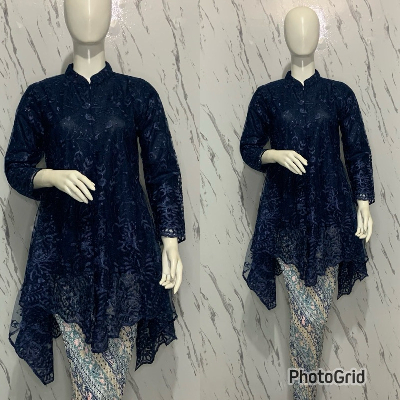 Jual Kebaya Tunik / Tunik Brokat / Kebaya Modern / Kebaya tile / Kebaya ...