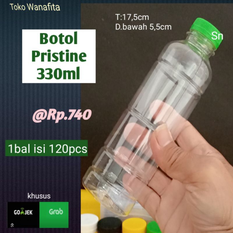Jual Botol Plastik 330ml, Botol Pristine 330ml | Shopee Indonesia