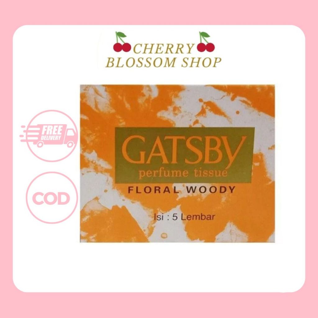 Jual GATSBY PERFUME TISSUE ISI 5 LEMBAR | Shopee Indonesia