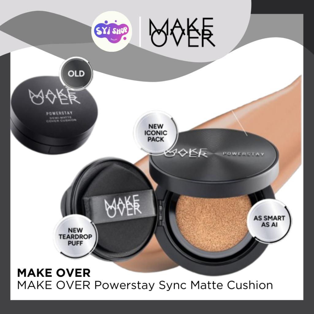 Jual MAKE OVER Powerstay Sync Matte Cushion - Cushion , Tahan Lama, SPF 50, No Oksidasi | Shopee ...
