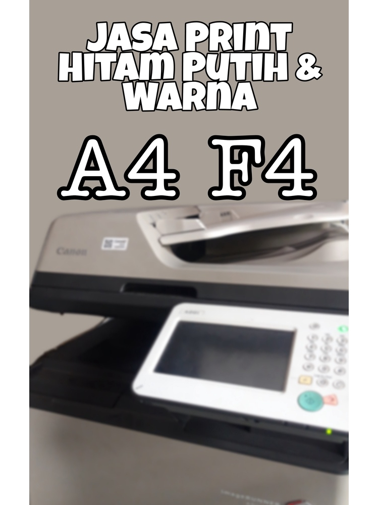 Jual JASA PRINT HITAM PUTIH & WARNA A4 F4 | Shopee Indonesia