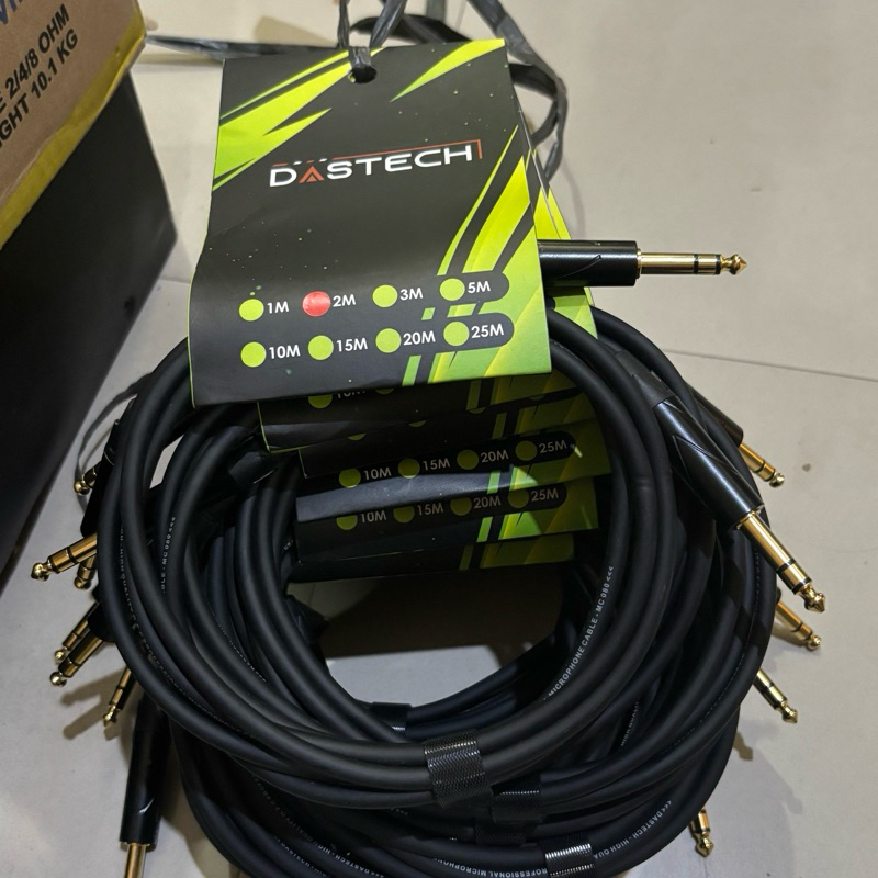 Jual Kabel Dastech Toa Akai 6,5mm Stereo to Toa Akai 6,5mm Stereo ...