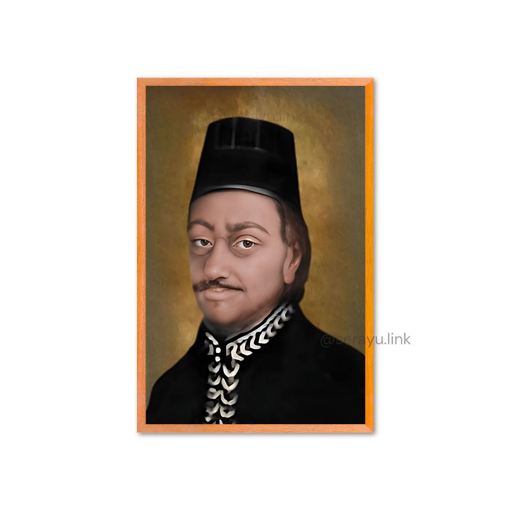 Jual Lukisan Cetak Susuhunan Pakubuwono I Raja Mataram Frame Kayu ...