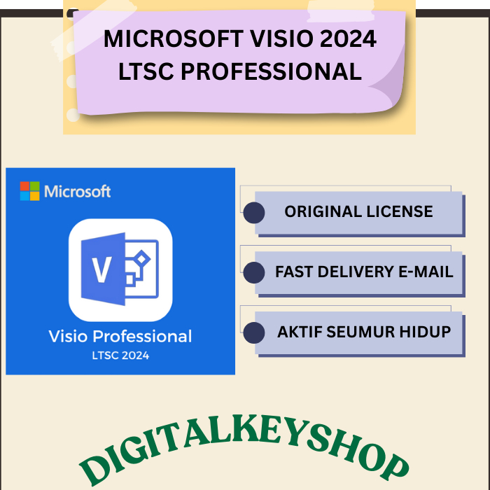 Jual Ms Visio Professional 2024 LTSC Original New | Shopee Indonesia