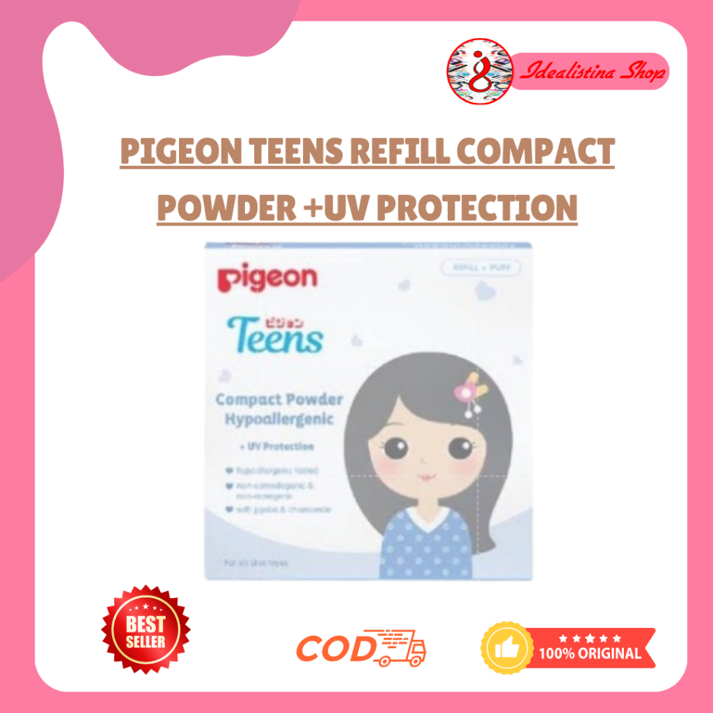 Jual Pigeon Teens Refill Compact Powder +Uv Protection | Shopee Indonesia