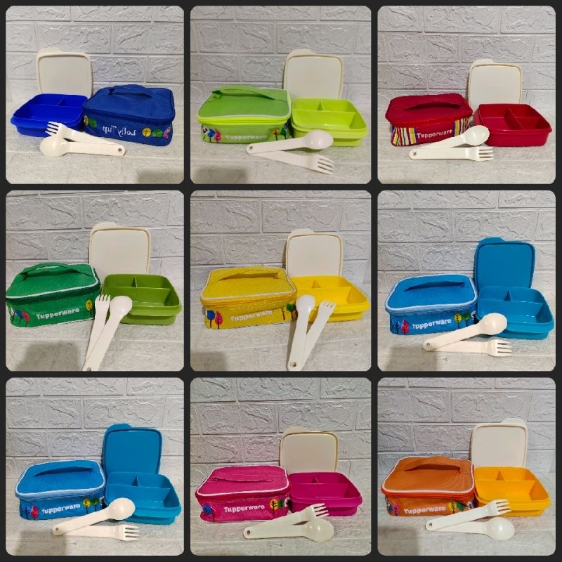 Jual Lunch Set Tupperware lolytup set Lolytup Tupperware | Shopee Indonesia