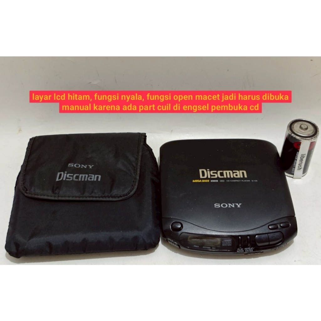 Jual Sony discman mega bass CD player D-101 d101 music | Shopee Indonesia
