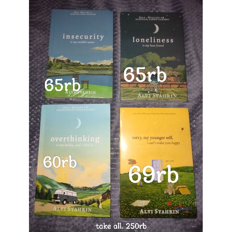 Jual buku Insecurity, Loneliness, Overthinking, Sorry my younger self ...