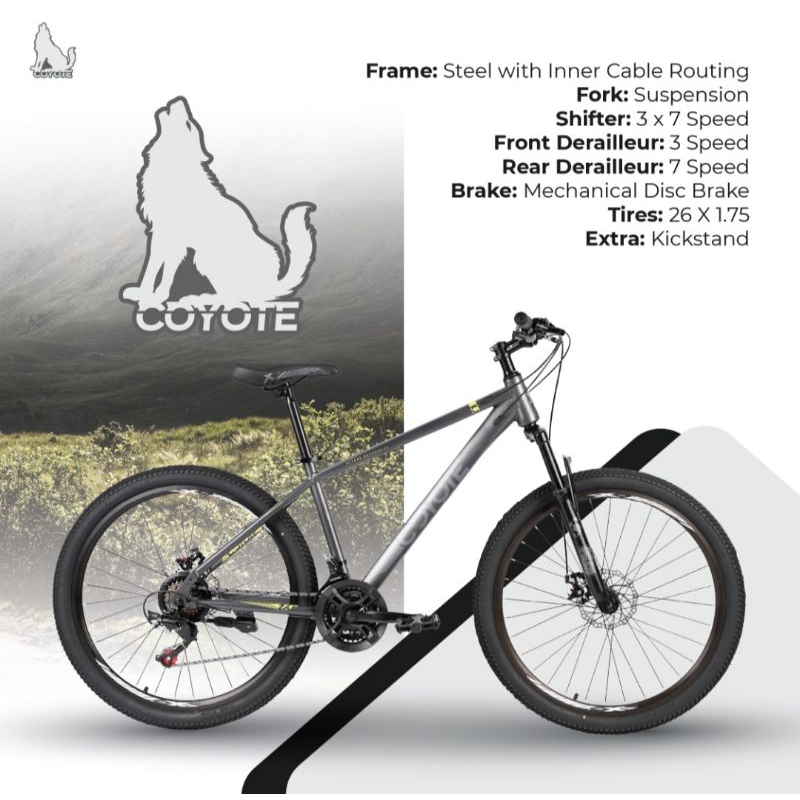 Jual SEPEDA MTB ELEMENT COYOTE 26 INCH PROMO TERBATAS | Shopee Indonesia